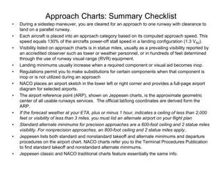 Approaches plates and approach charts explanations | PDF