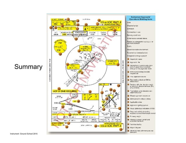 Approach paltes and charts explaining procedures | PDF