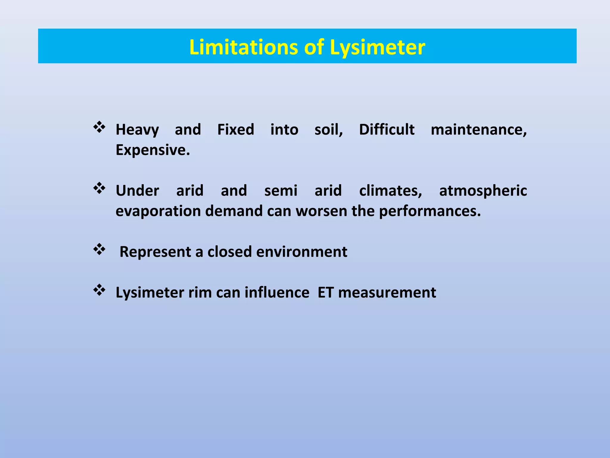Approaches for crop et estimation at field scale | PPT