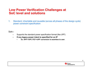Approaches for Power Management Verification of SOC | PDF