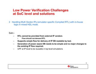Approaches for Power Management Verification of SOC | PDF
