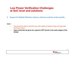 Approaches for Power Management Verification of SOC | PDF