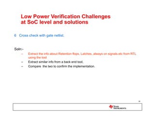 Approaches for Power Management Verification of SOC | PDF