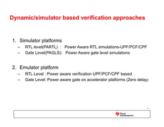 Approaches for Power Management Verification of SOC | PDF