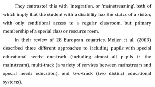 approaches inclusive.pptx development program | PPTX