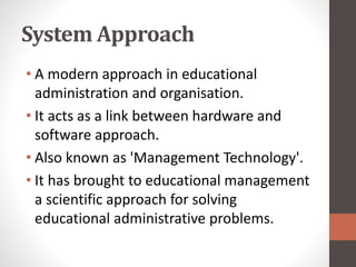 Approaches in educational technology | PPTX