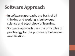 Approaches in educational technology | PPTX