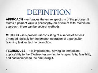 Approaches in Extension - Prof. Rubi R. Orbeta | PPTX