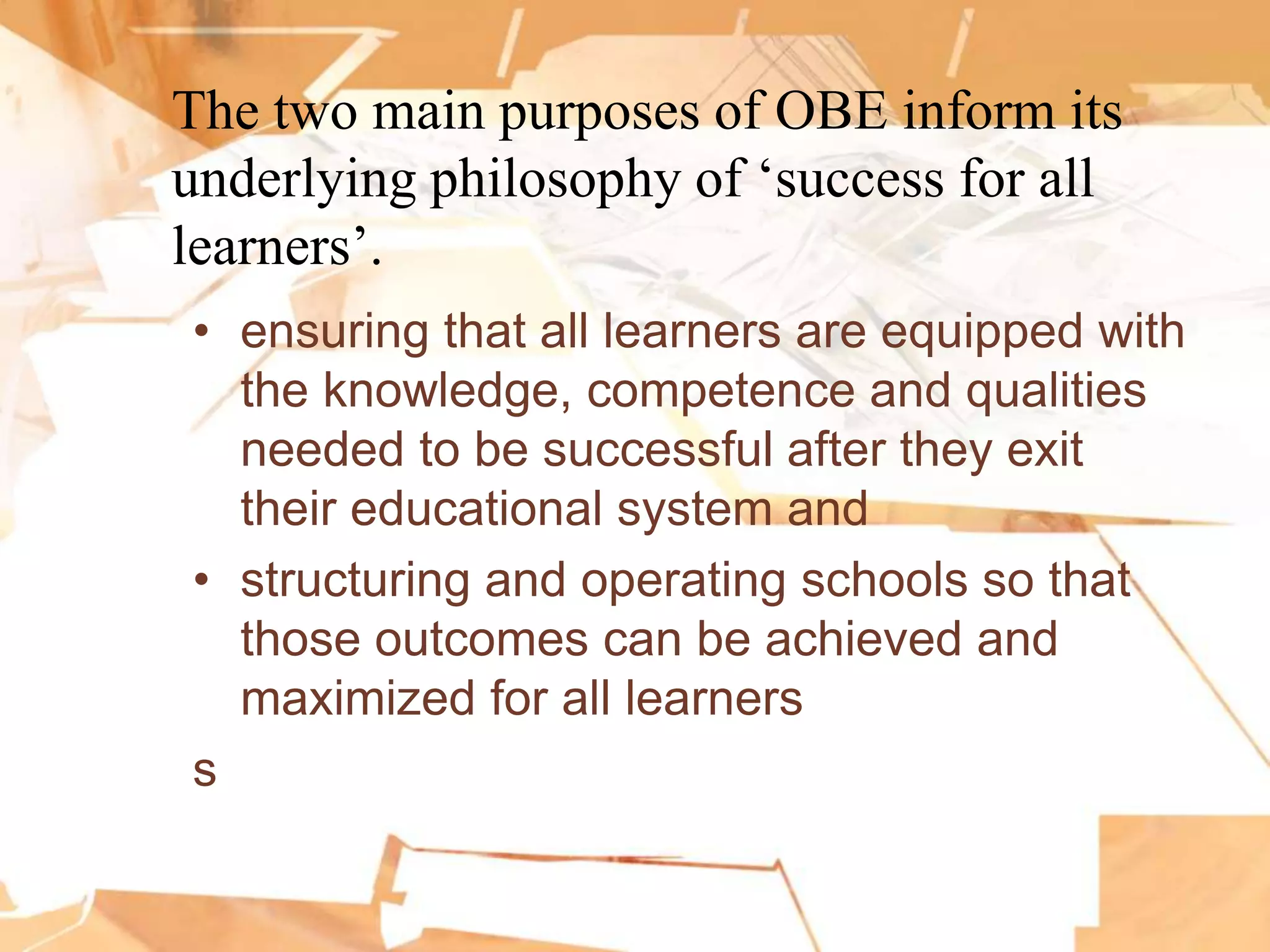 Approaches in obe | PPTX