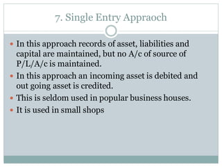 Approaches in teaching accounting | PDF