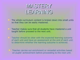 Approaches in teaching and learning mathematics | PPT