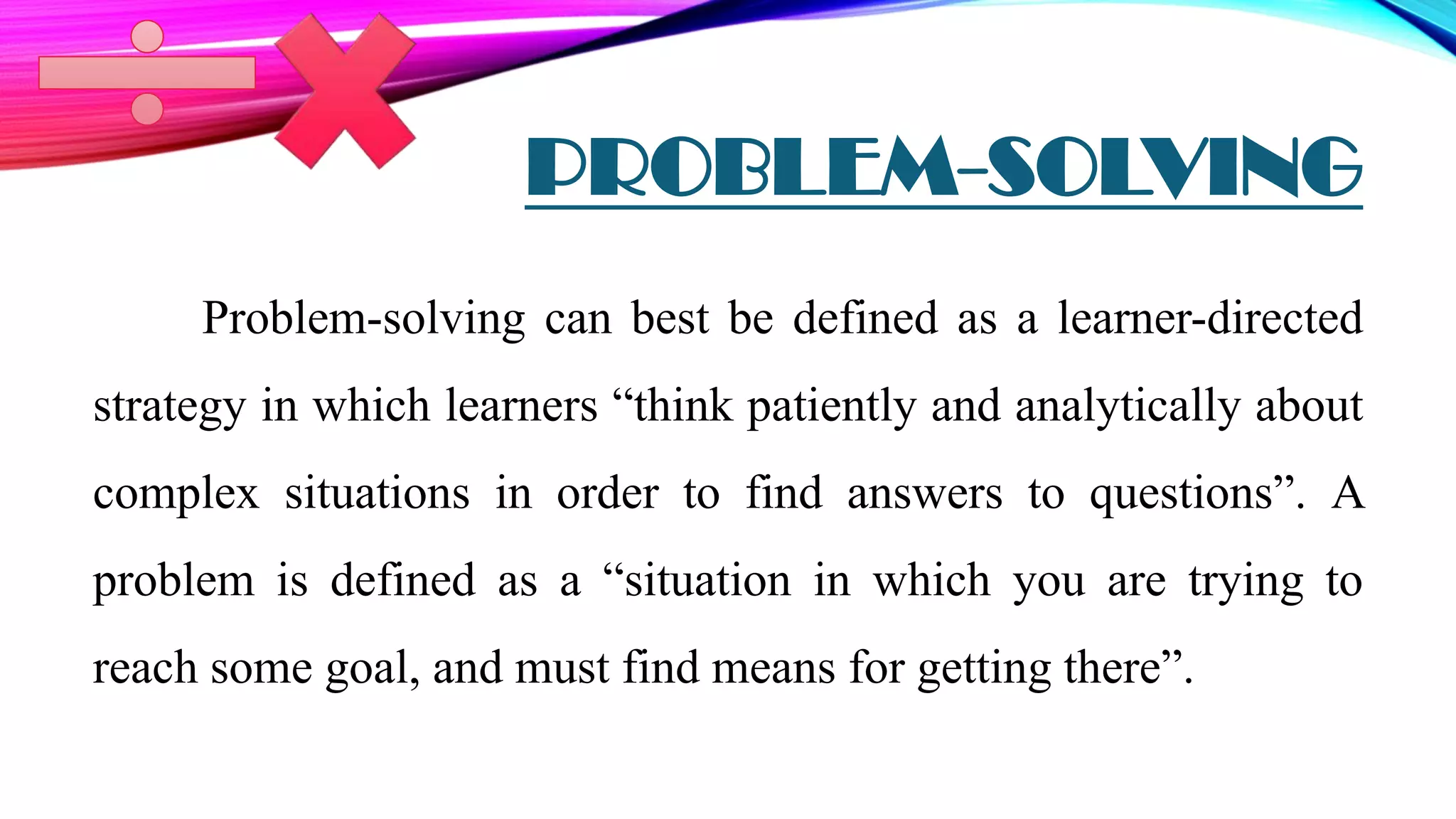 Approaches in teaching mathematics | PPTX