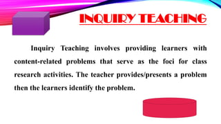 Approaches in teaching mathematics | PPTX