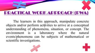 Approaches in teaching mathematics | PPTX