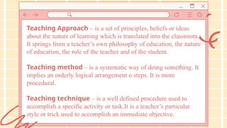 Approaches, Method, and Techniques In Teaching EPP_ CABER & SALEM..pptx