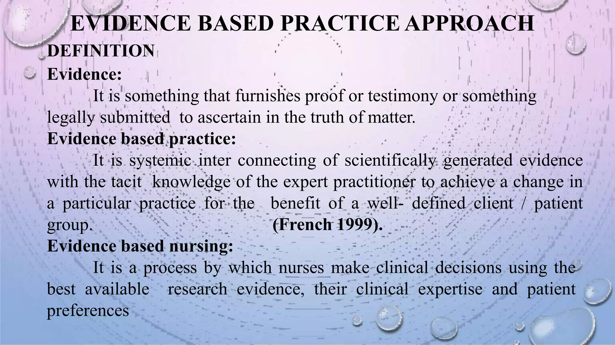Approaches of community health nursing | PPTX