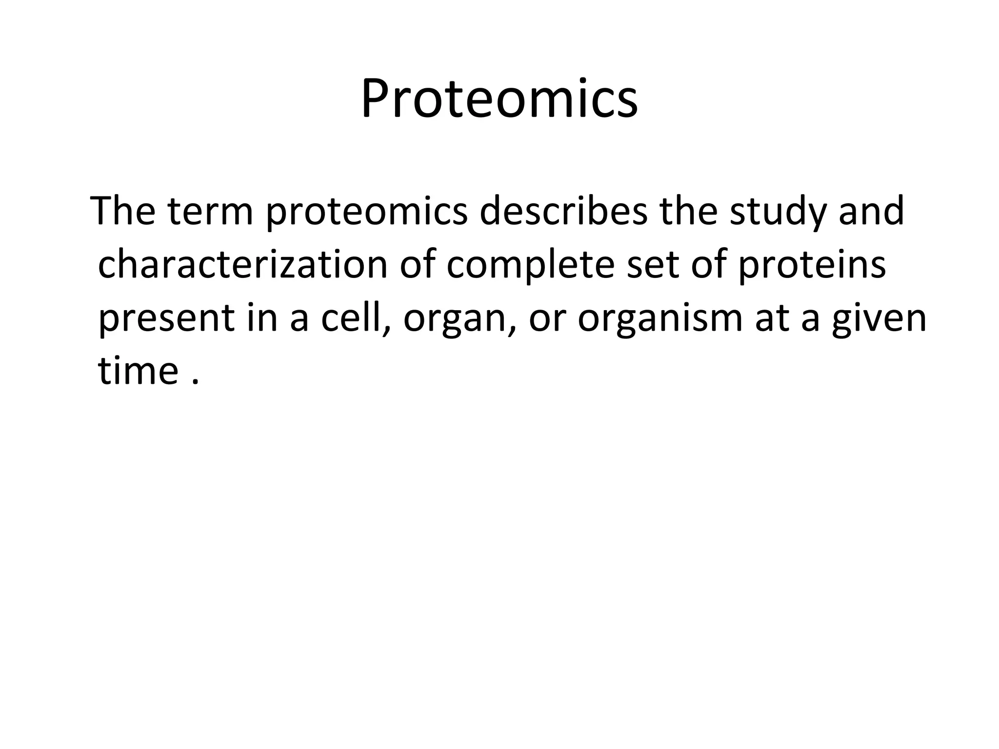 Systems biology & Approaches of genomics and proteomics | PPT