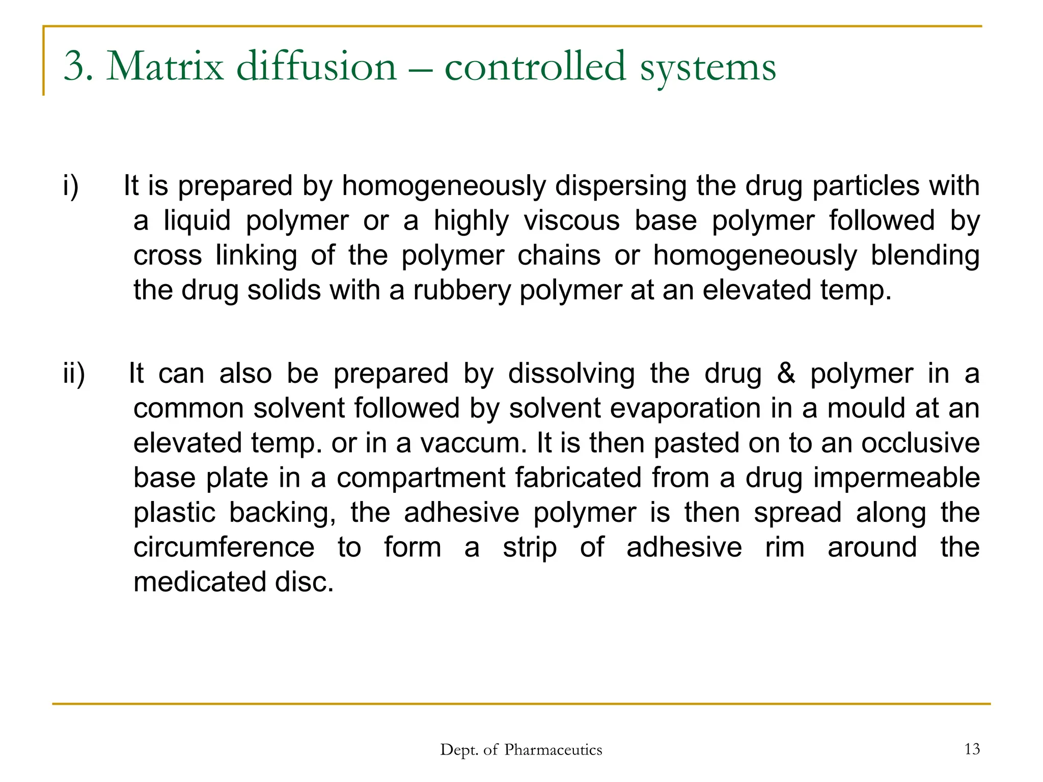 approaches of Transdermal drug delivery system | PPT