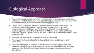 AQA Psychology A Level Revision Cards - Approaches Topic | PPT