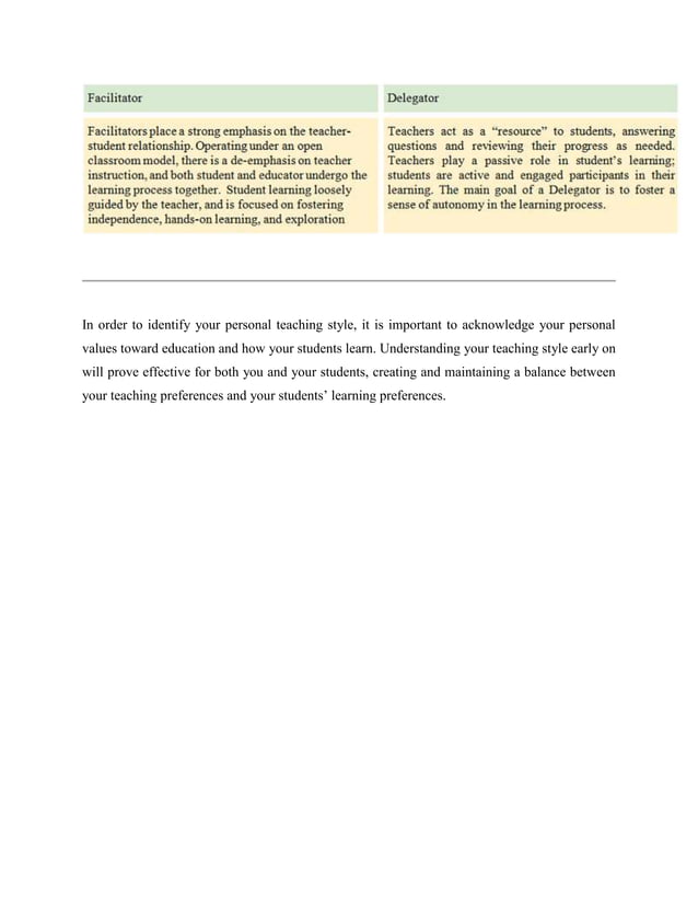 Approaches teaching methods | PDF