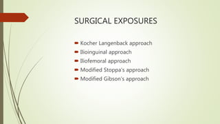 Approaches to Acetabulum- Dr Sharan | PPTX | Death, Injury, or Military ...