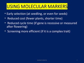 Approaches to apply mas in plant breeding | PPT