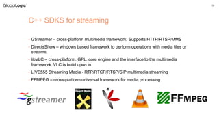 Approaches to Building Media Streaming Applications | PPT