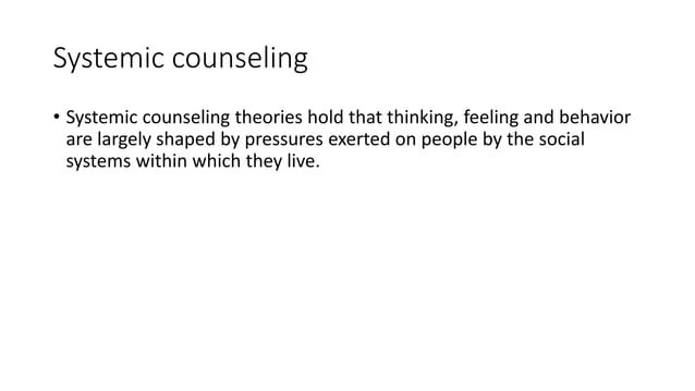 Approaches to Counseling-human resource management | PPTX | Education