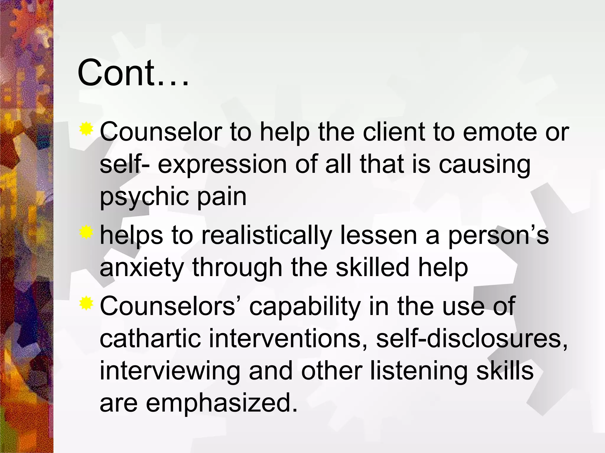 Approaches to counselling | PPT