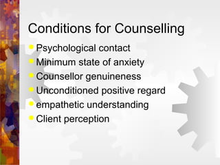 Approaches to counselling | PPT