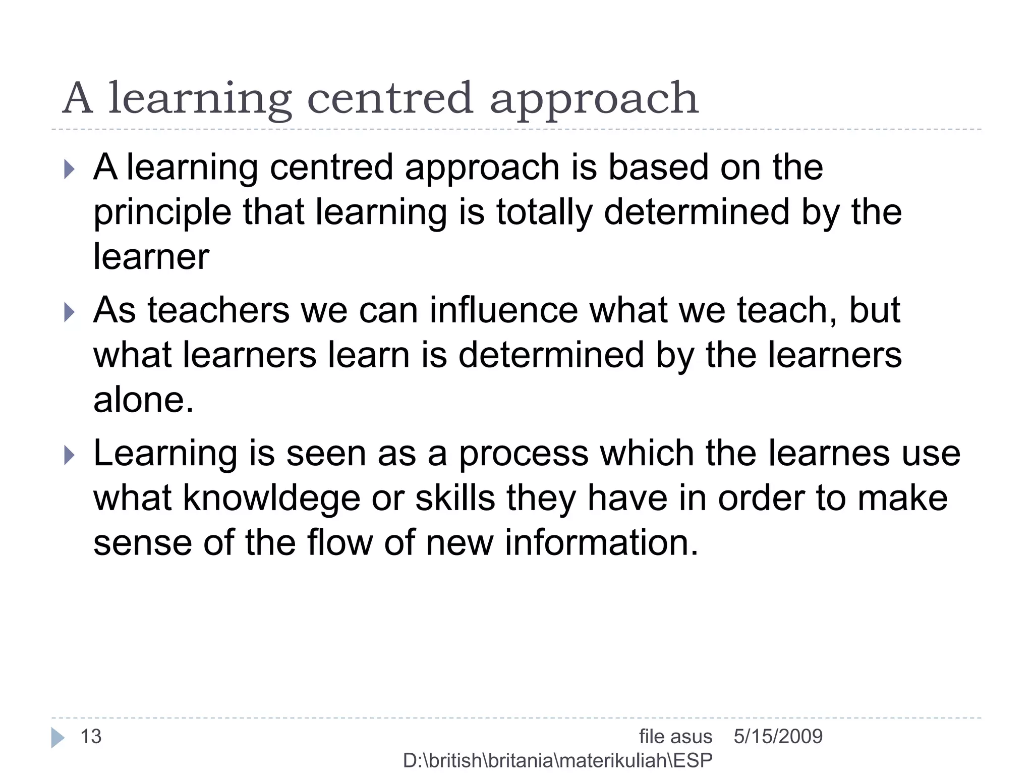 Approaches to course design | PPTX
