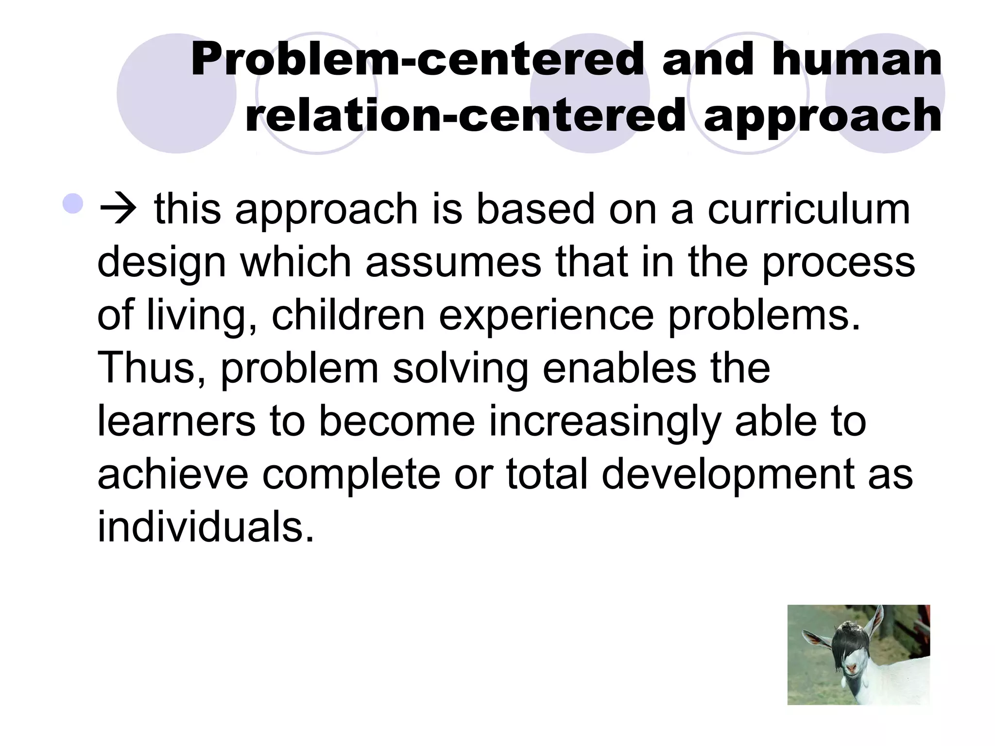 Approaches to curriculum design | PPT