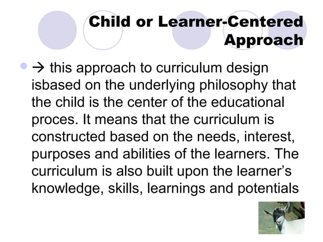 Approaches To Curriculum Design Ppt - Design Talk