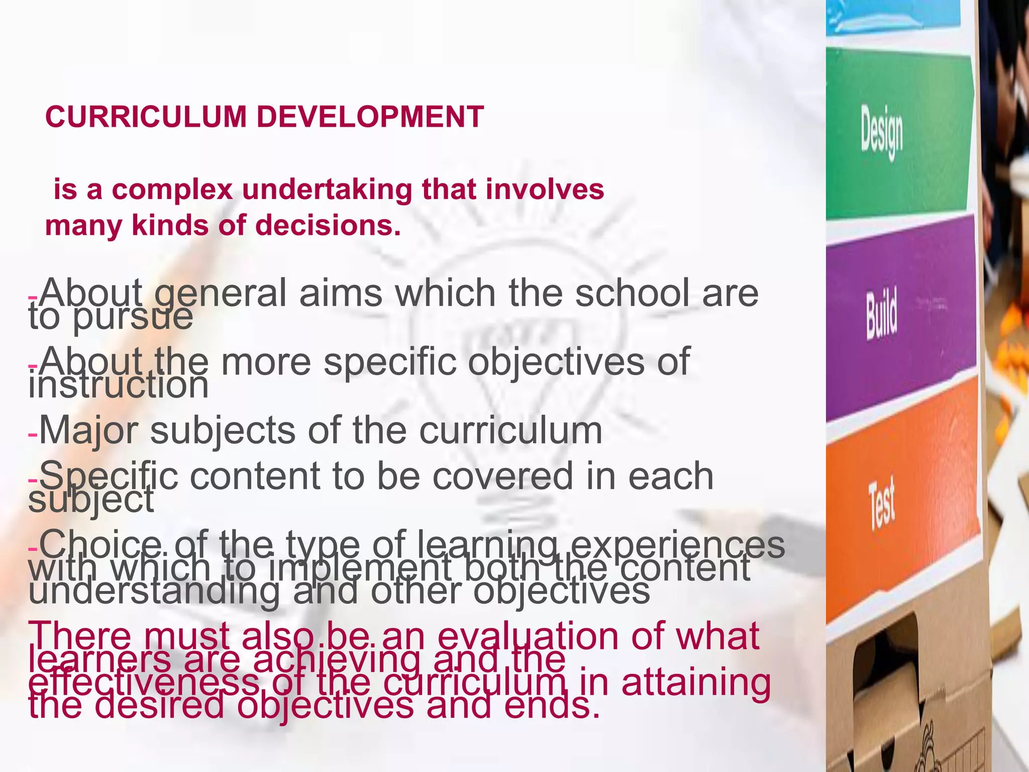 Approaches to Curriculum Design | PPTX | Primary Education | Education