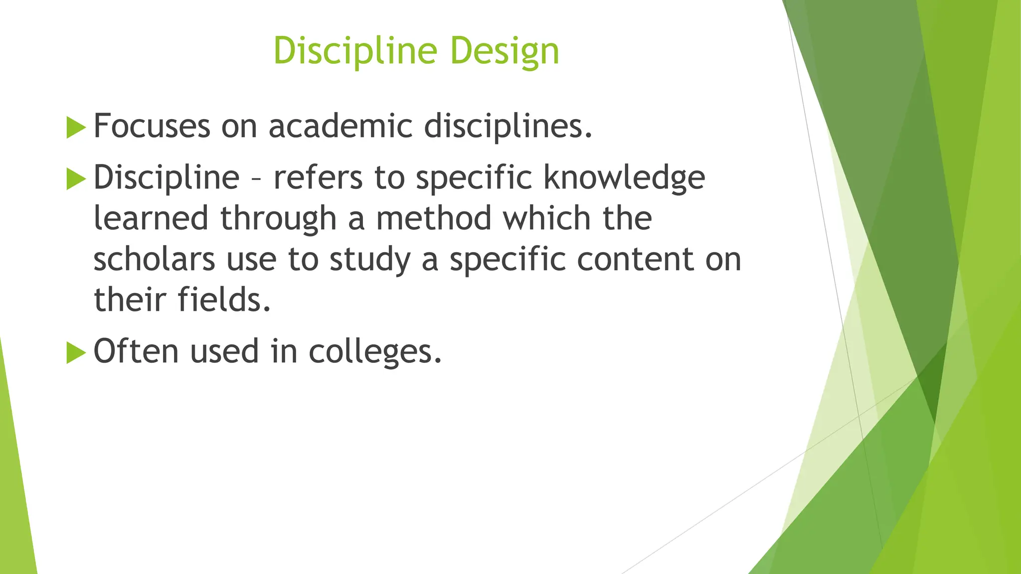 APPROACHES TO CURRICULUM DESIGNS IN EDUCATIONpptx | PPTX