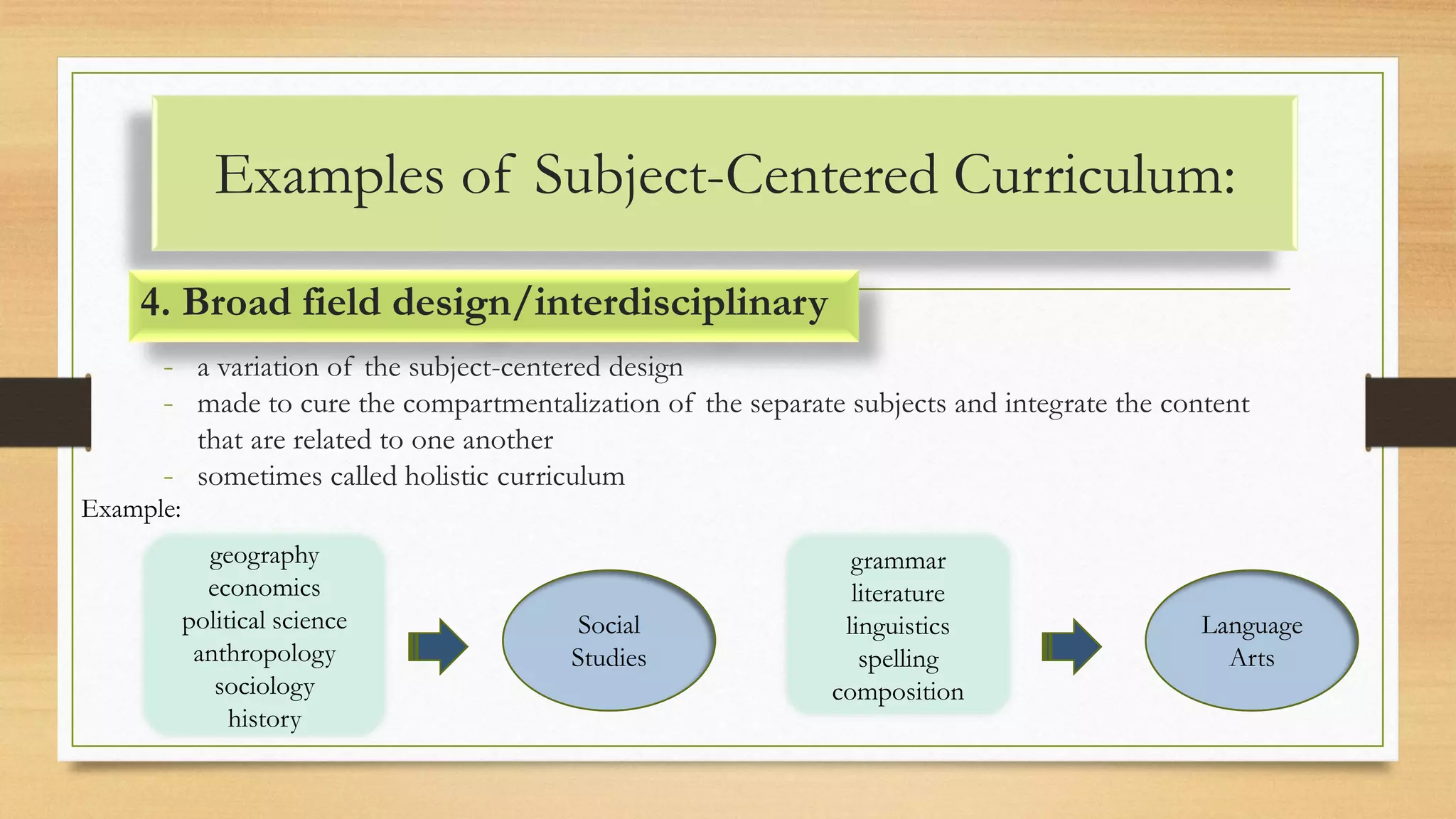 Approaches to curriculum designing | PDF