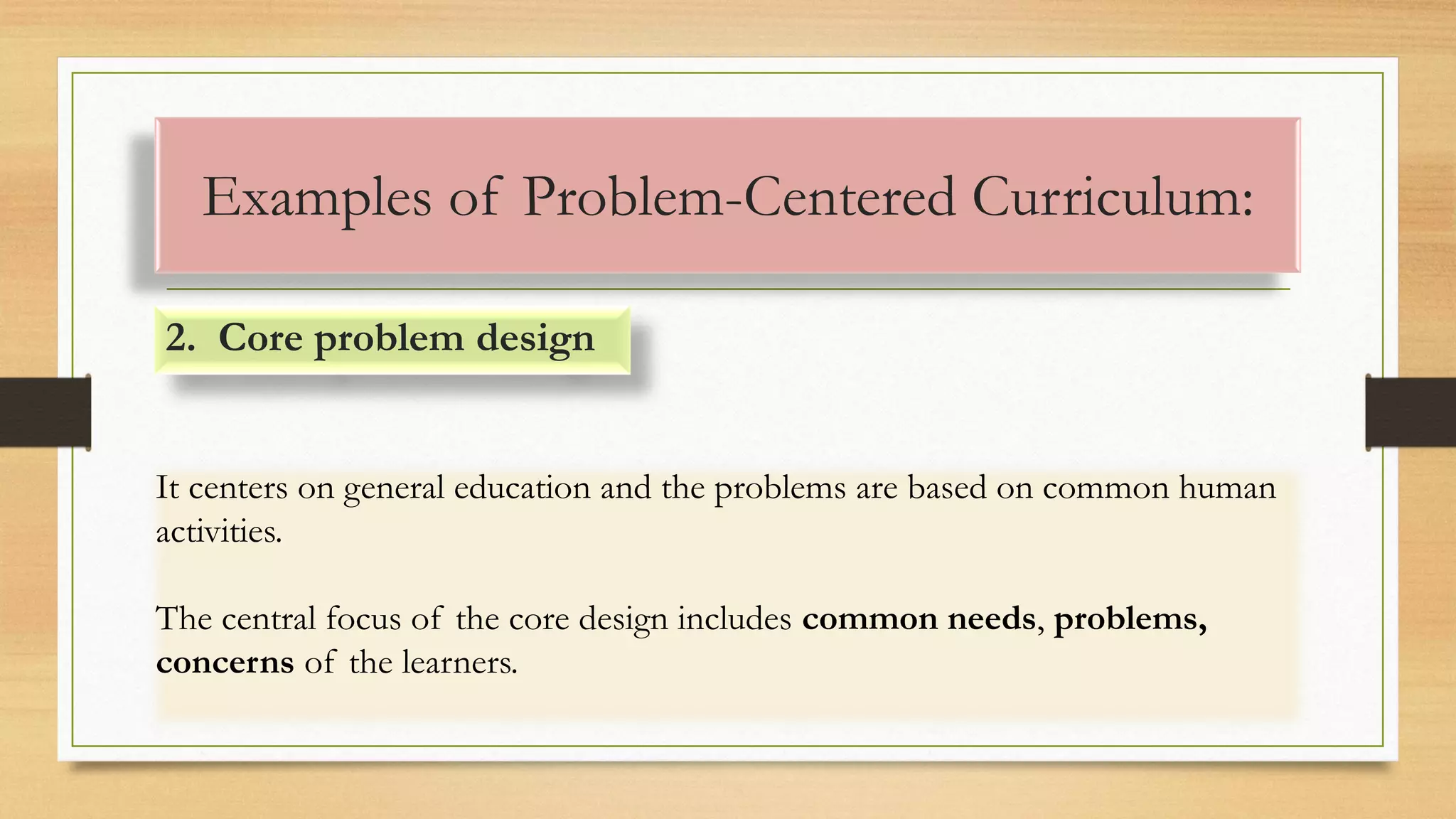 Approaches to curriculum designing | PDF