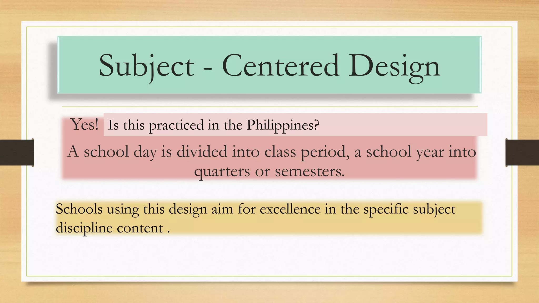 Approaches to curriculum designing | PDF