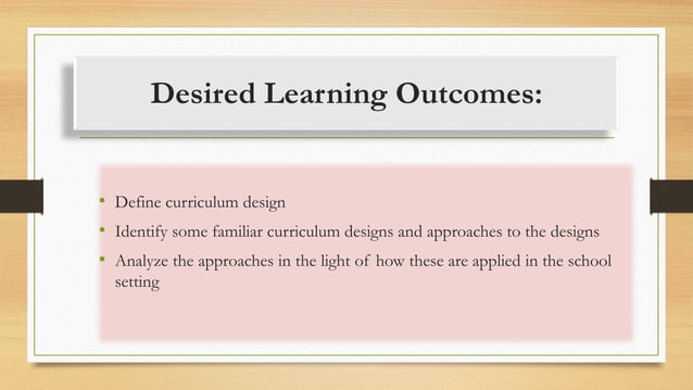 Approaches to curriculum designing | PDF | Primary Education | Education