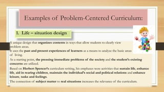 Approaches to curriculum designing | PDF