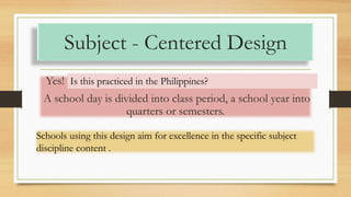 Approaches to curriculum designing | PDF