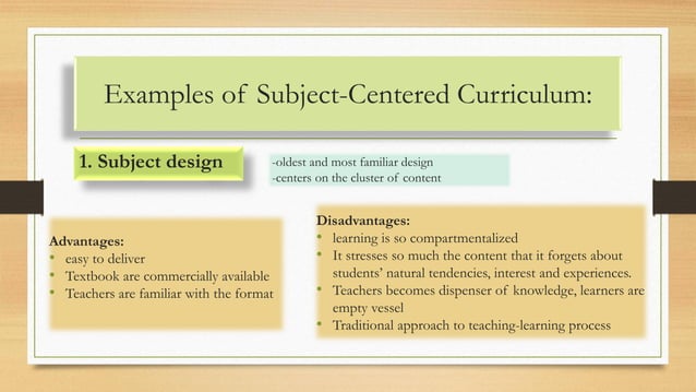 Approaches to curriculum designing | PDF | Primary Education | Education