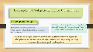 Approaches to curriculum designing | PDF