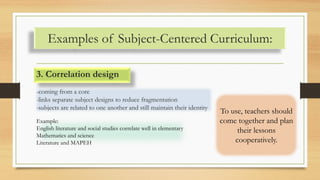 Approaches to curriculum designing | PDF