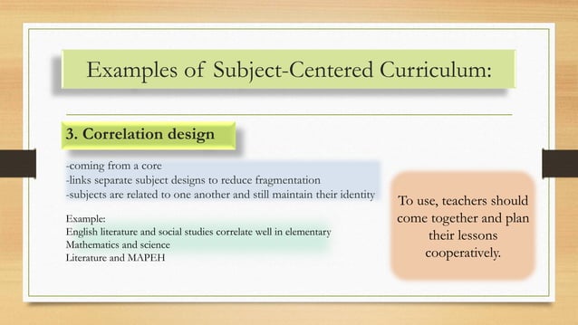 Approaches to curriculum designing | PDF | Primary Education | Education
