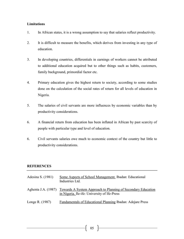 Approaches to educational planning | PDF | Business | Business and Finance