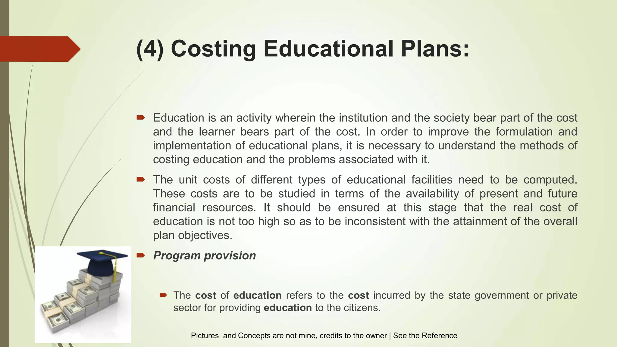 Approaches to educational planning | PPT