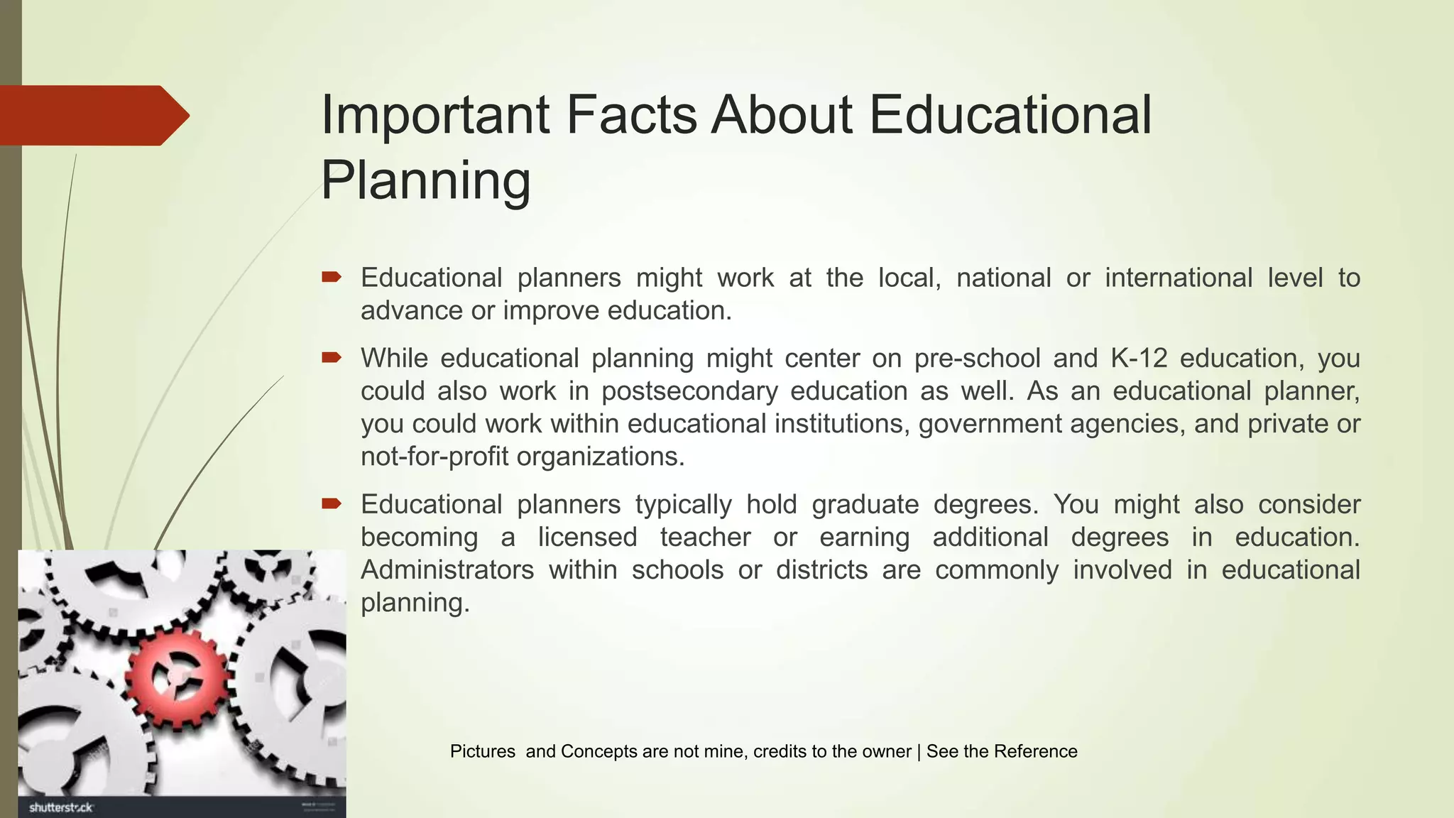 Approaches to educational planning | PPT
