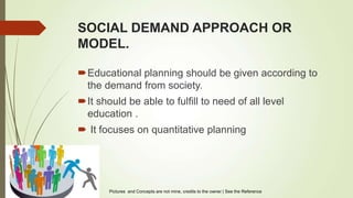 Approaches to educational planning | PPT