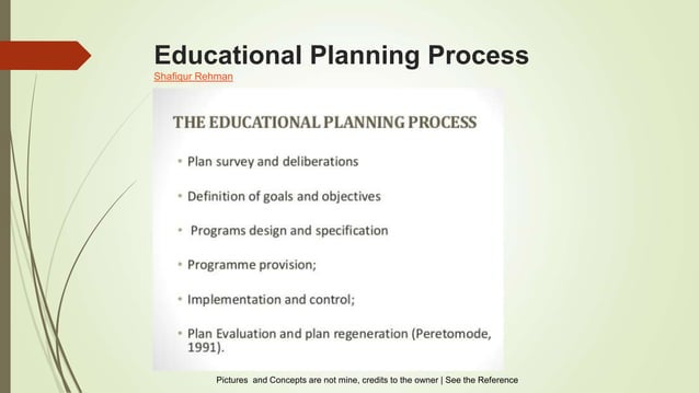 Approaches to educational planning | PPT
